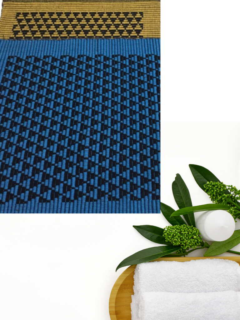 Door Mats Traditional Style Cotton Mats - pack of 2